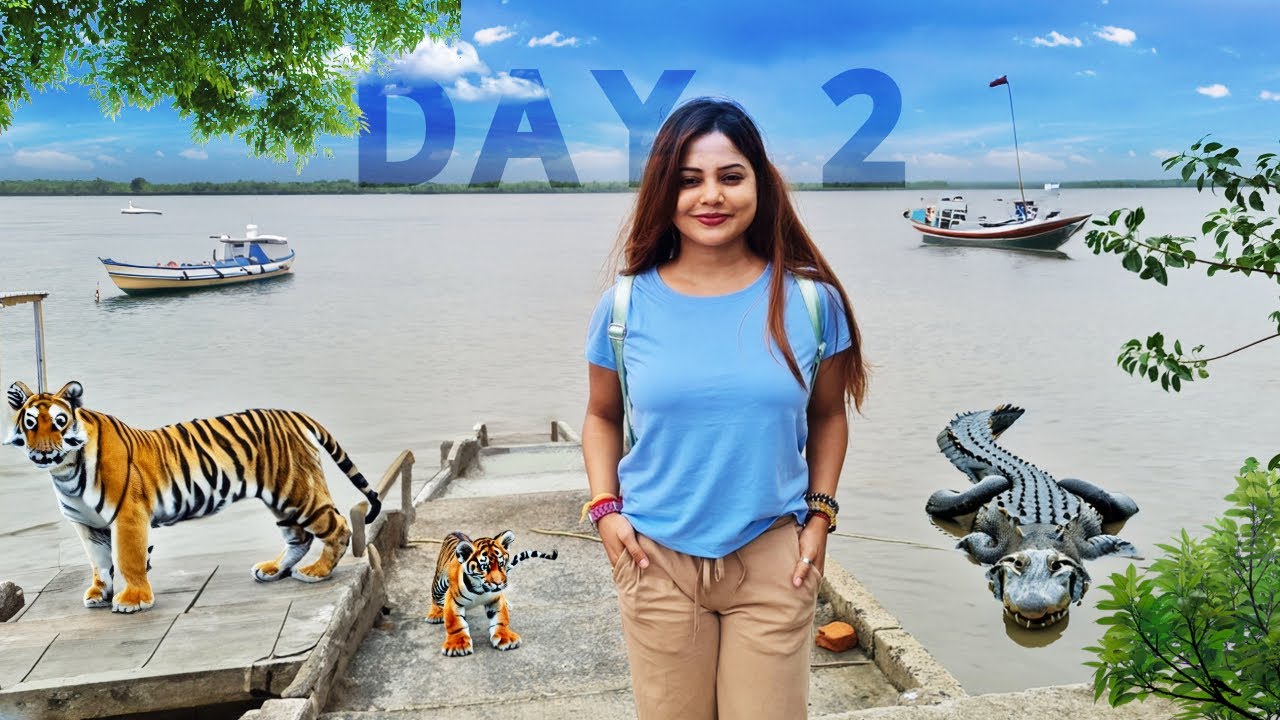 Sundarban Tour Plan | Low cost 2 night 3 days | কুমির এসে গেল😳😱|Day 2 ...