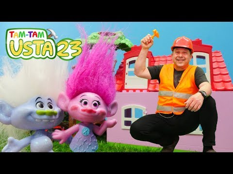 Troller oyunu. Tam Tam usta Poppy'ye yardım ediyor