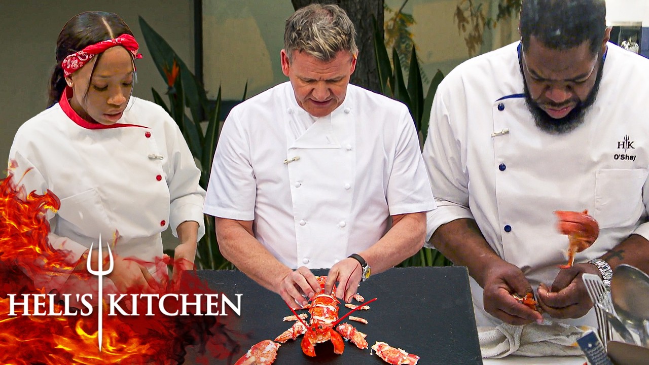 The Chefs Get a Gordon Ramsay Masterclass as He Breaks Down Lobster ...