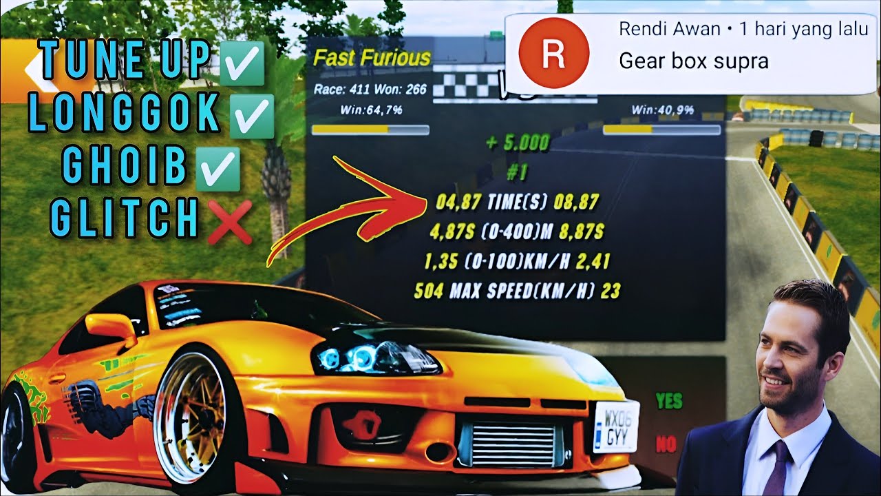 Gearbox Supra Car Parking Multiplayer || Tune Up/Longgok - YouTube