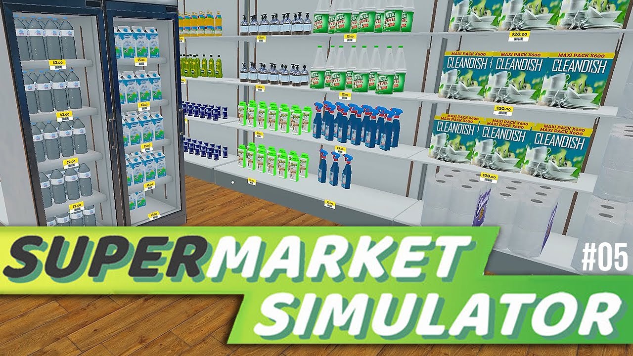 SUPERMARKET SIMULATOR | Alex Potin s'agrandit! (et s'endette...) #05 ...