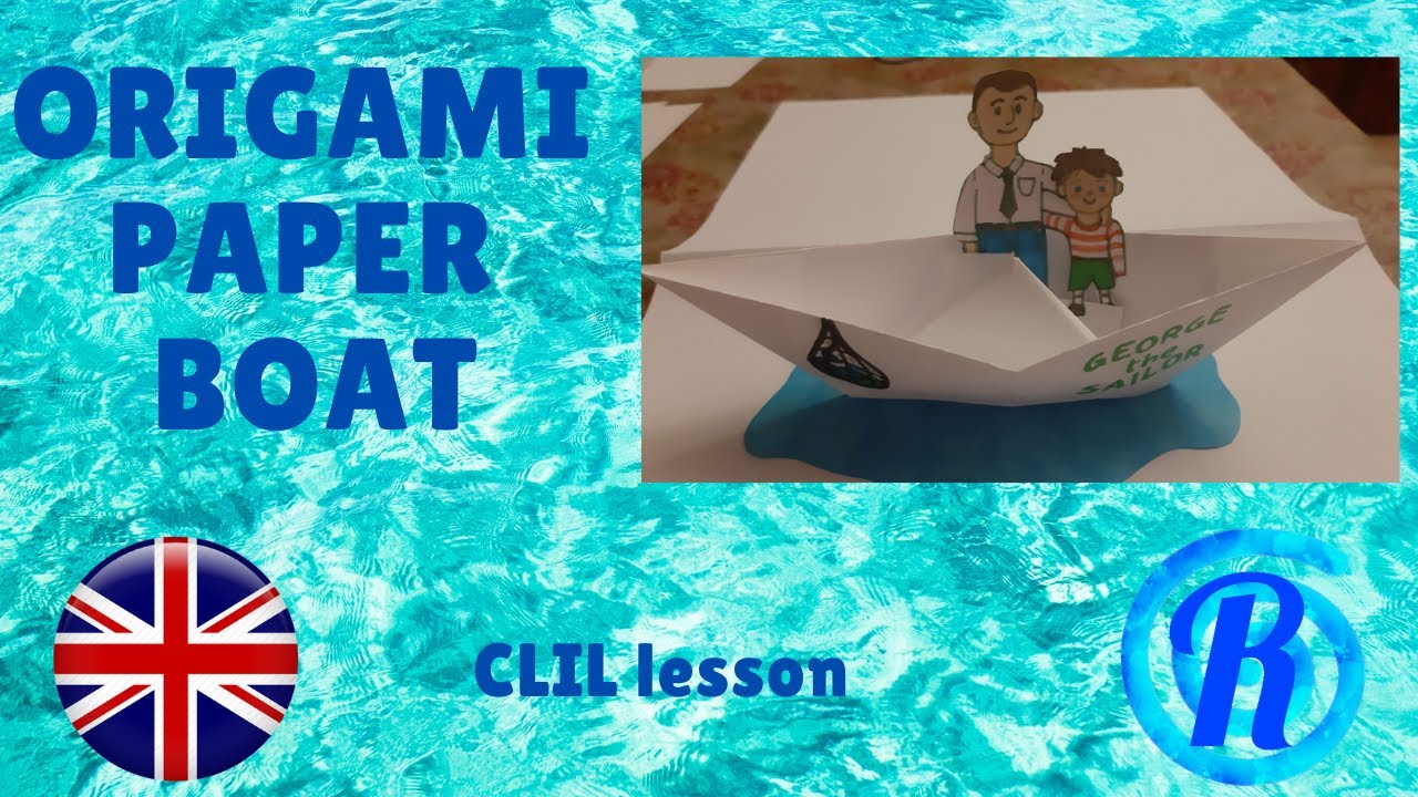 Origami paper boat for Dad's Day - YouTube