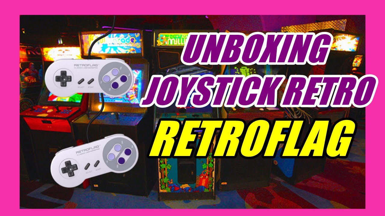 UNBOXING JOYSTICK retroflag (super NINTENDO) - YouTube