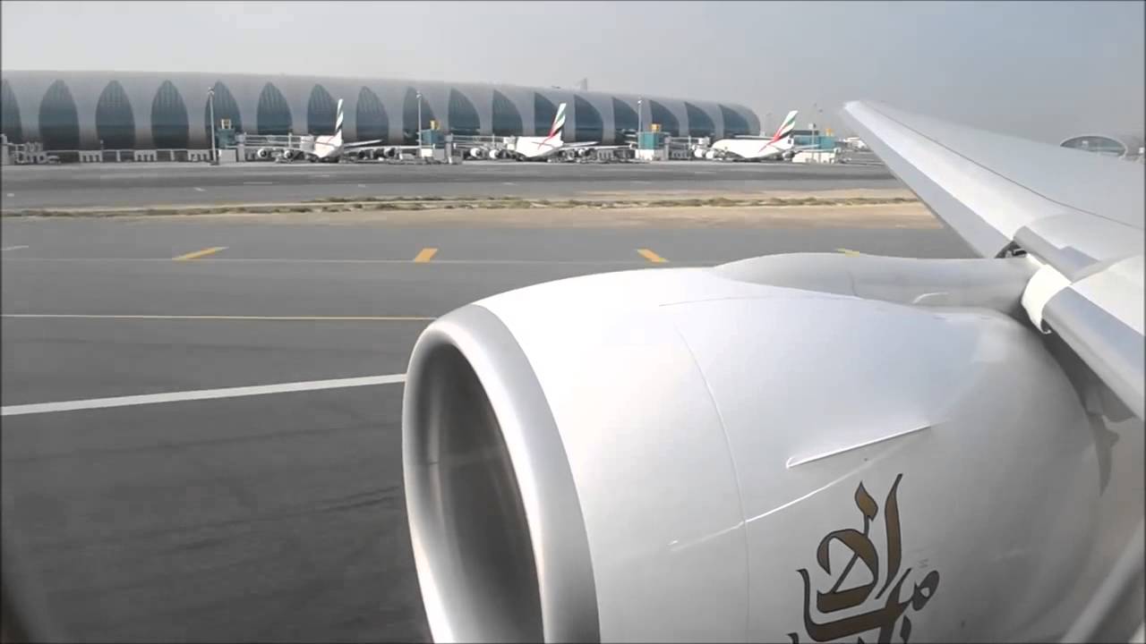 Emirates Boeing 777 Takeoff - Engine sound - YouTube