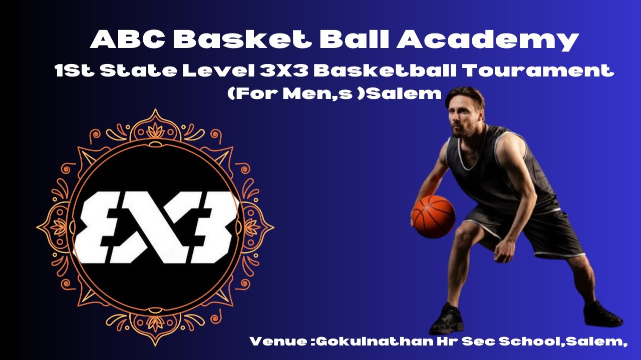ABC Basket Ball Academy | 1St State Level 3X3 Basketball Tourament (For ...