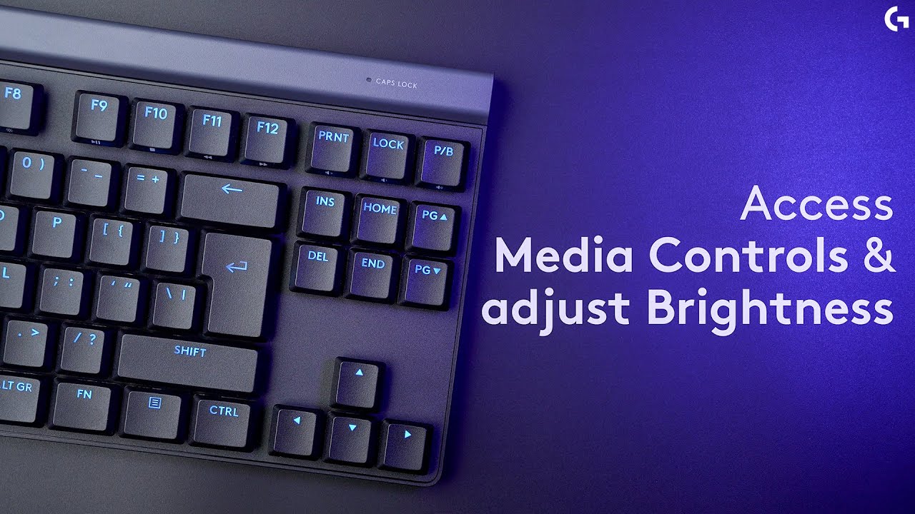 How to access media controls and adjust brightness on Logitech G515 ...
