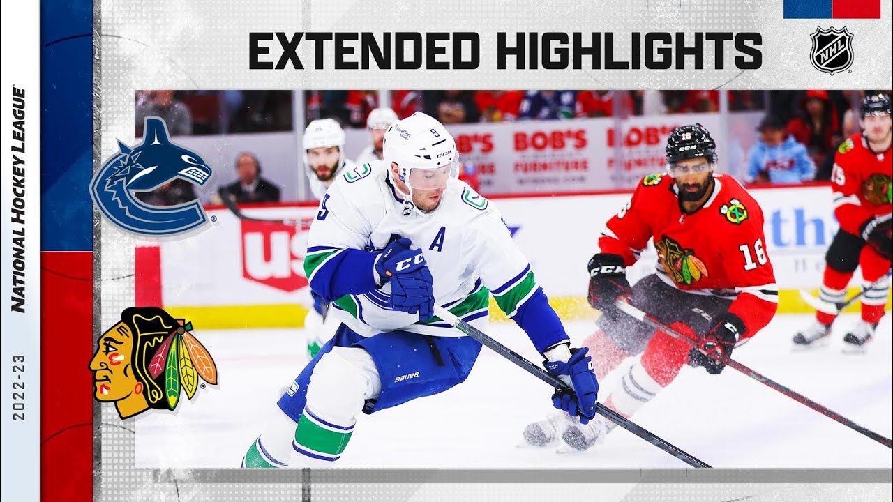 Vancouver Canucks vs. Chicago Blackhawks Mar 26, 2023 HIGHLIGHTS - YouTube
