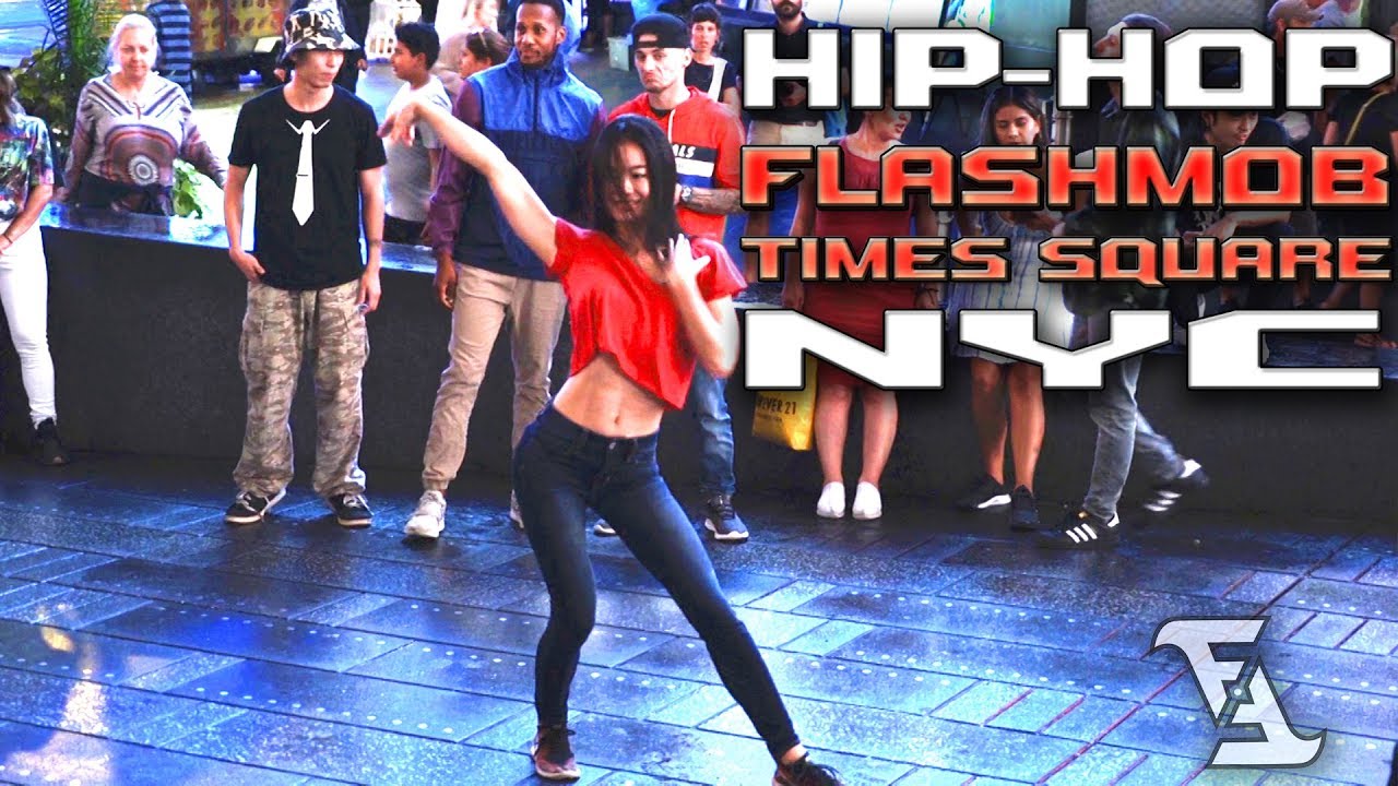 AMAZING Hip-Hop FLASH MOB in Times Square NYC! (Surprise Proposal!) # ...