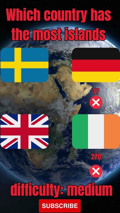 Do you know which country has the most islands? #shorts - YouTube