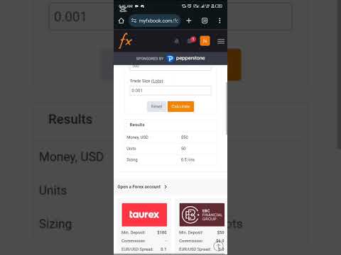 How to Calculate Position Size Easily with Myfxbook! - YouTube