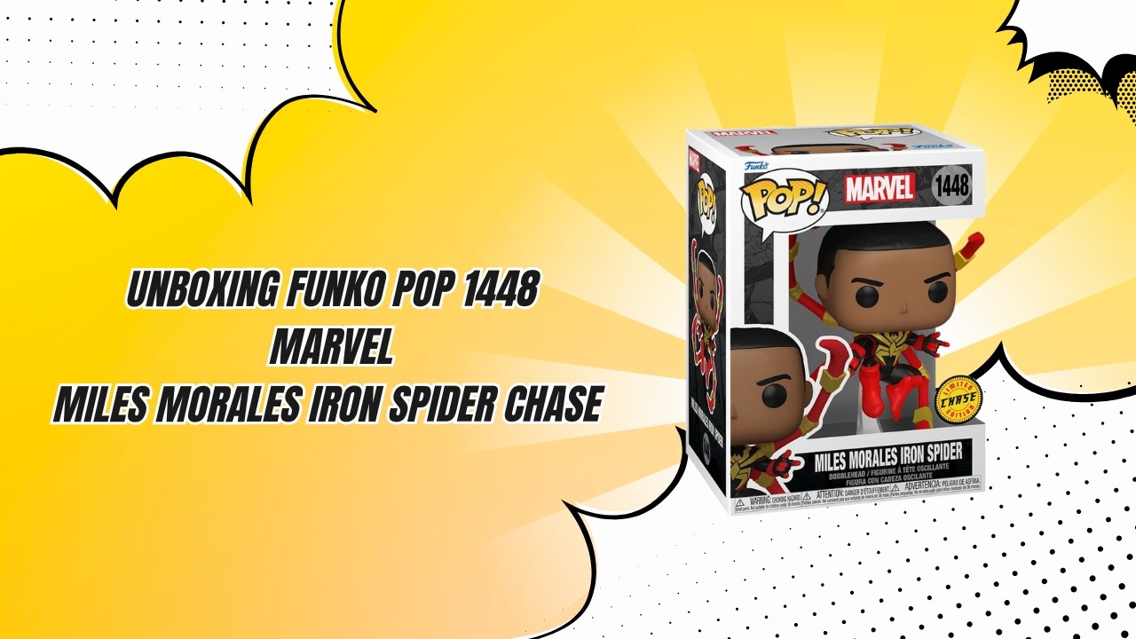 Unboxing Funko Pop 1448 Marvel Miles Morales Iron Spider Chase - YouTube
