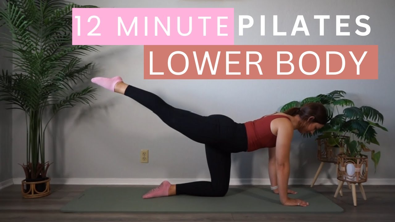 LOWER BODY Pilates Workout ll 12 Minutes ll Equipment Free ll All ...