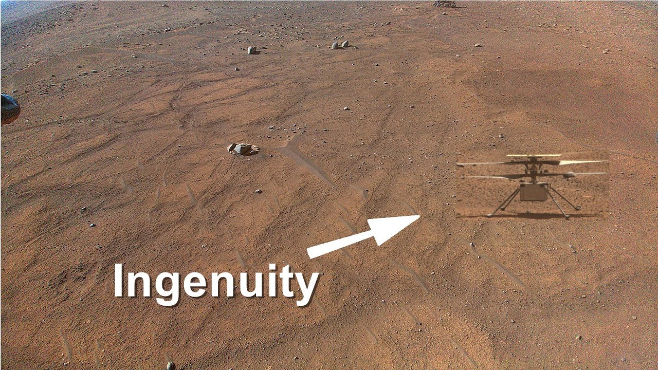Ingenuity Helicopter's Spectacular Aerial View From Mars During Its ...