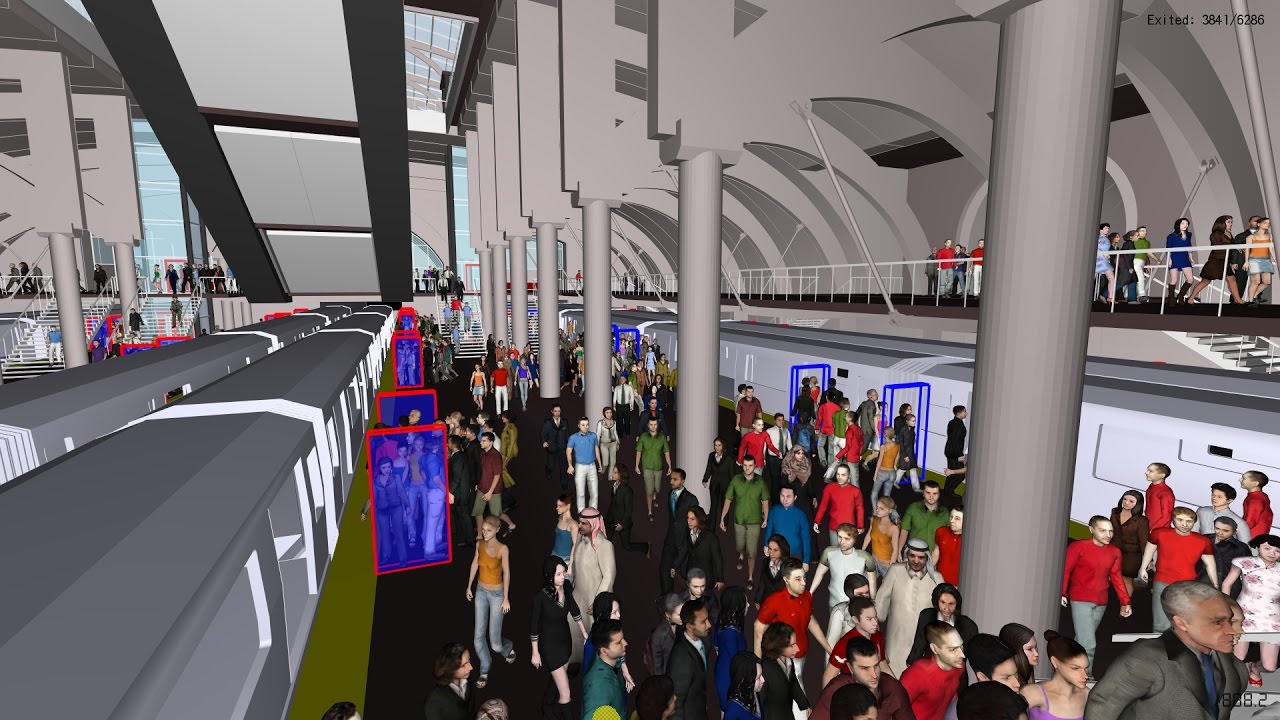 Subway Simulation using Pathfinder - YouTube