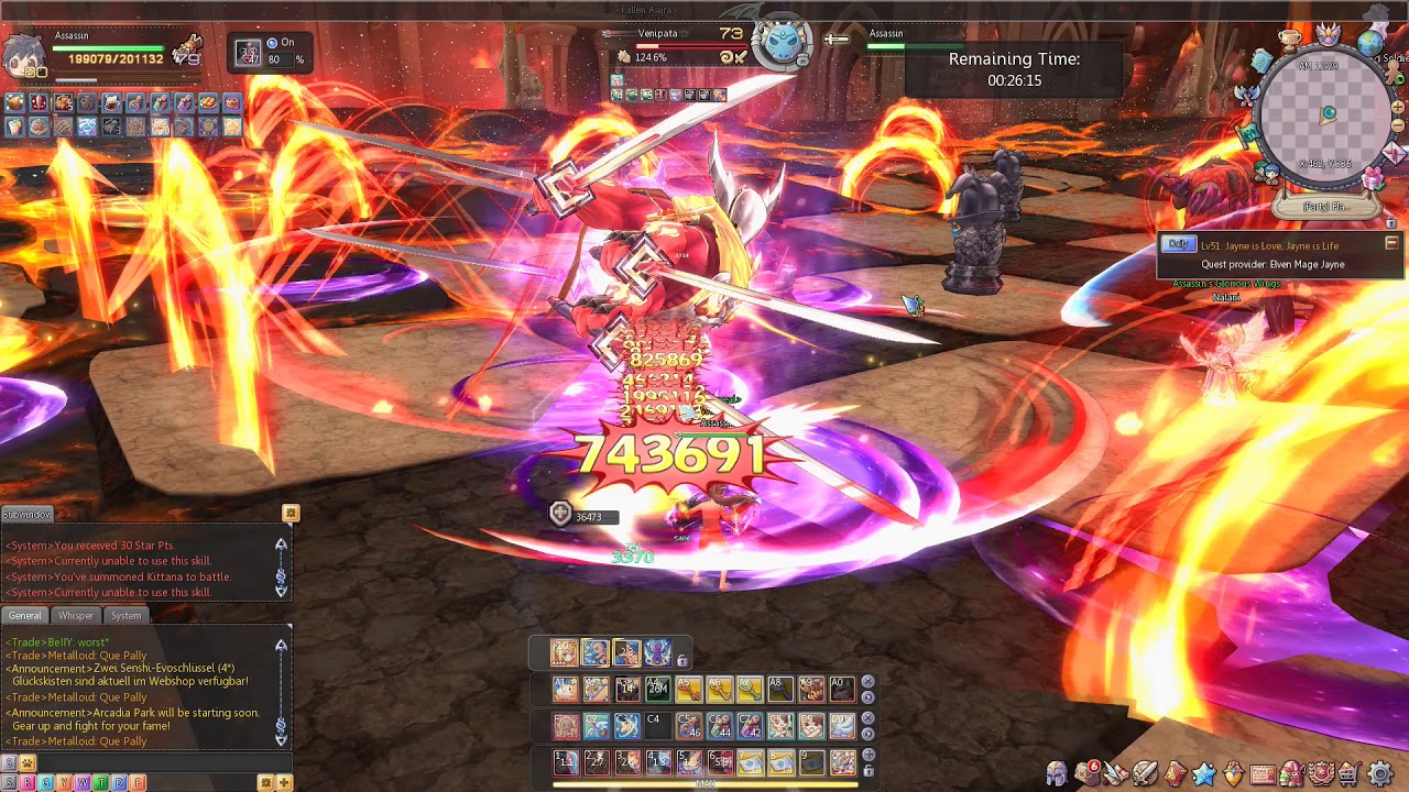 Twin Saga - Flaming City SOLO (Party Mode) - YouTube