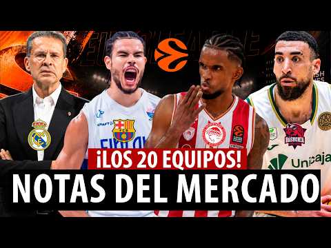 REAL MADRID, BARÇA o VALENCIA ¿SOBRESALIENTE? ¿QUÉ NOTA MERECE BASKONIA? ¡MERCADO FICHAJES 2026!
