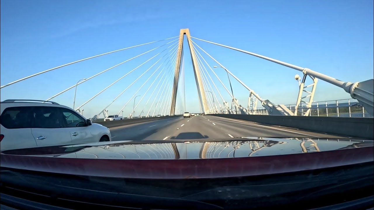 Arthur Ravenel Jr. Bridge, Mt Pleasant Memorial Park, South Carolina ...