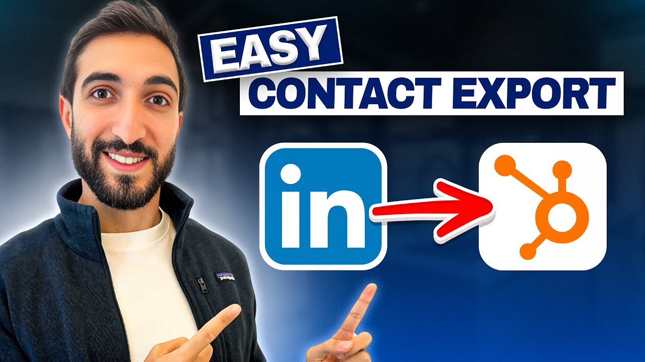 How to Export Contacts From LinkedIn to HubSpot - YouTube