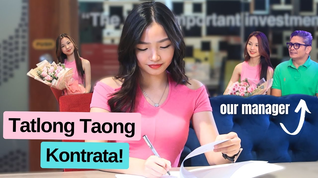 FIRST TIME NAG CONTRACT SIGNING NAMIN NI AUREA! | Alexa Tan Vlogs - YouTube