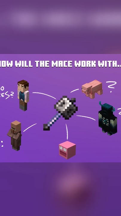 Balancing minecraft's overpowered mace #minecraft #minecraftshort # ...