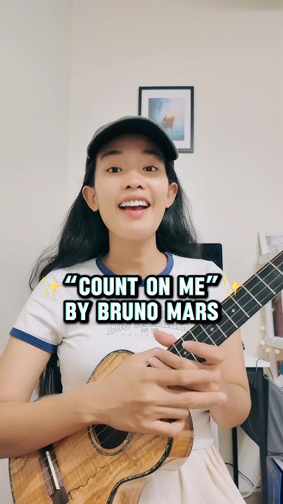 Count on me” by Bruno Mars🔥♥️ #tutorial #ukulele #fyp #brunomars #music ...