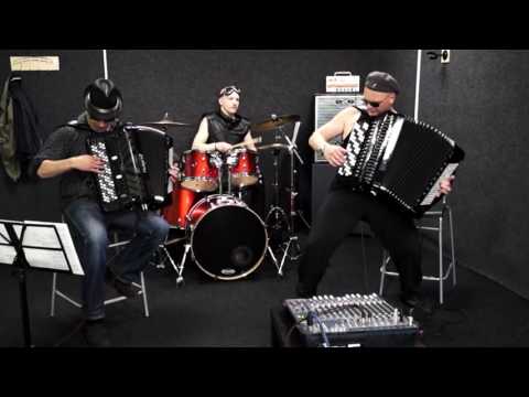 IRON MAIDEN THE TROOPER COVER BY 2 ACCORDIONS AND DRUMS