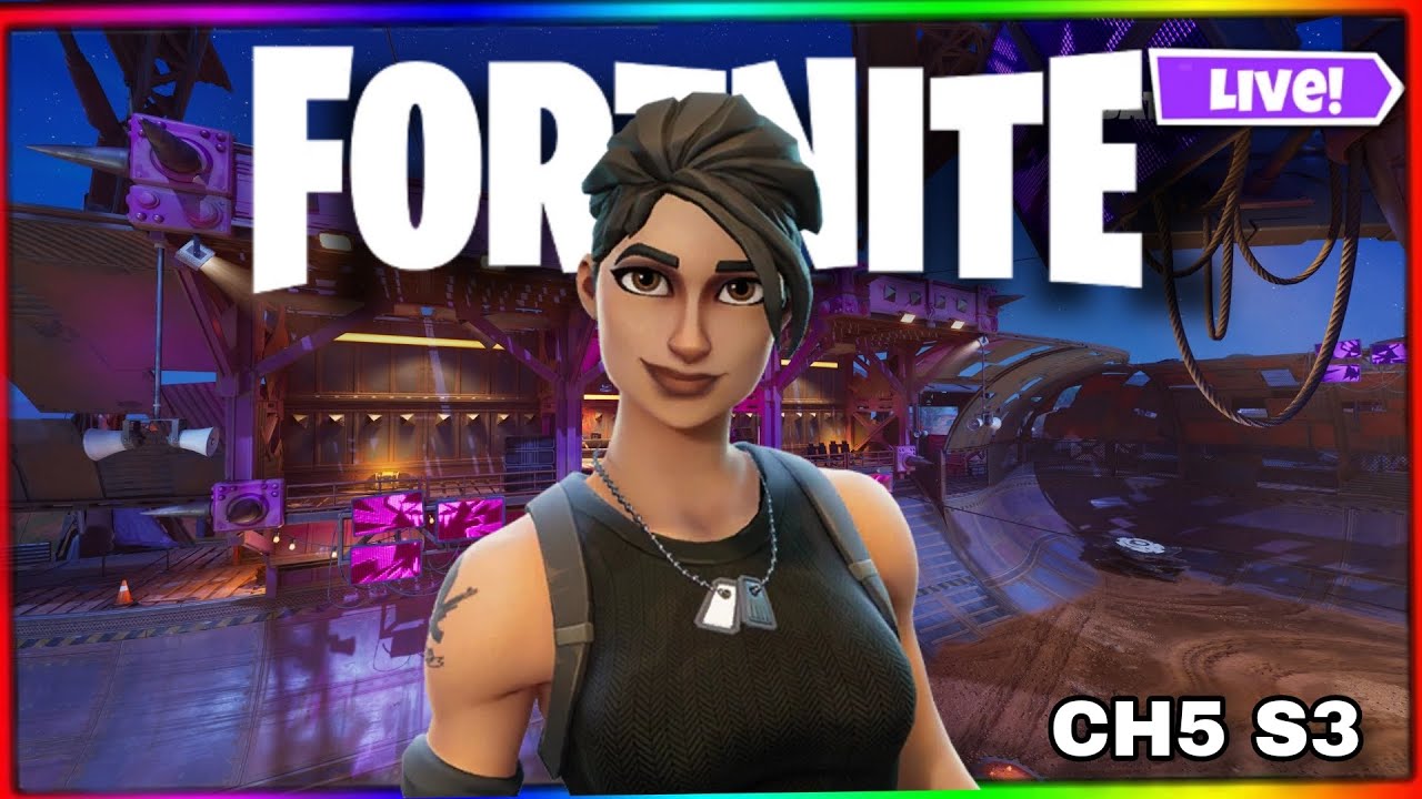 LIVE - Fortnite Season 3 GRIND ( Chapter 5 ) - YouTube