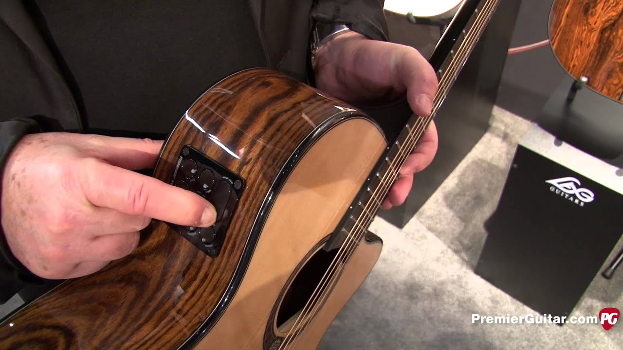 NAMM '15 - Lâg Guitars Tramontane Snakewood Demo - YouTube