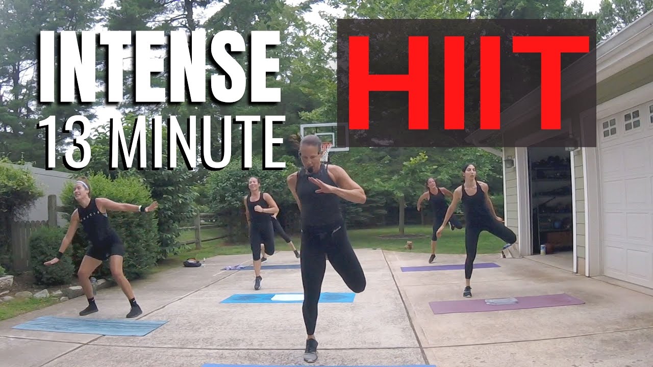 13 MIN Fat Burner HIIT | At Home No Equipment - YouTube