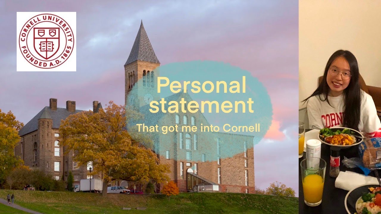 Personal Statement ที่ทำให้ครูได้ไป Cornell University - YouTube