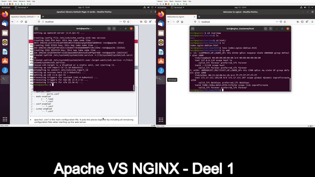 Apache VS NGINX (stream1/deel2) - YouTube