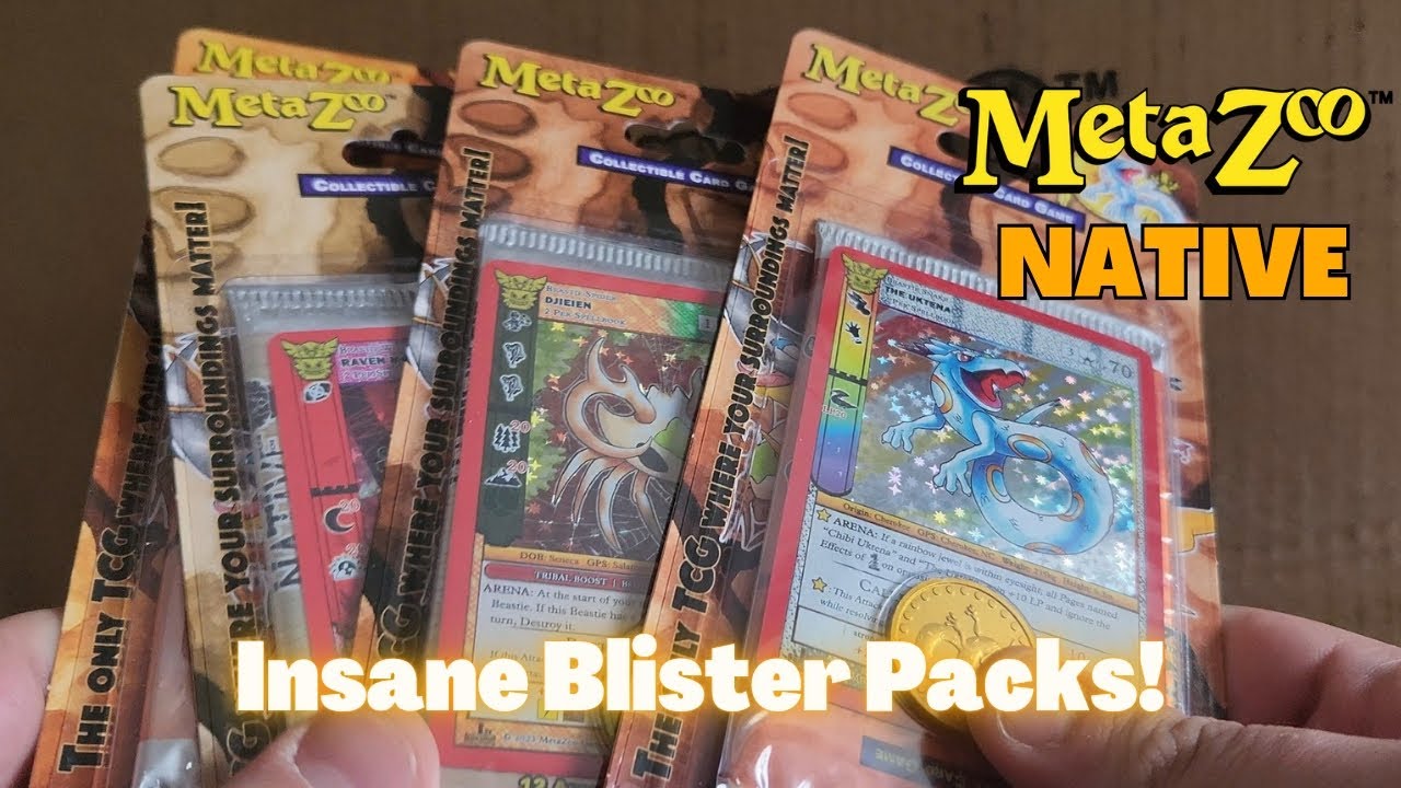Metazoo Native Blister Packs Are Insane! Blister Pack Box Opening ...