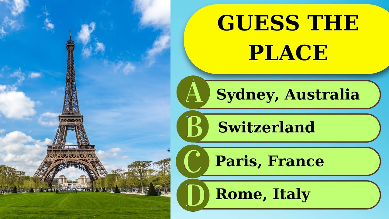 CAN YOU GUESS THE PLACE NAME? GUESS THE PLACE IN 5 SECONDS | QUIZ GAME ...