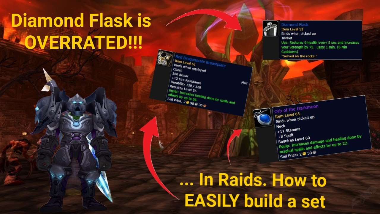 Wow Classic FRESH 2025 - Diamond Flask is OVERRATED in Raiding (Healer ...