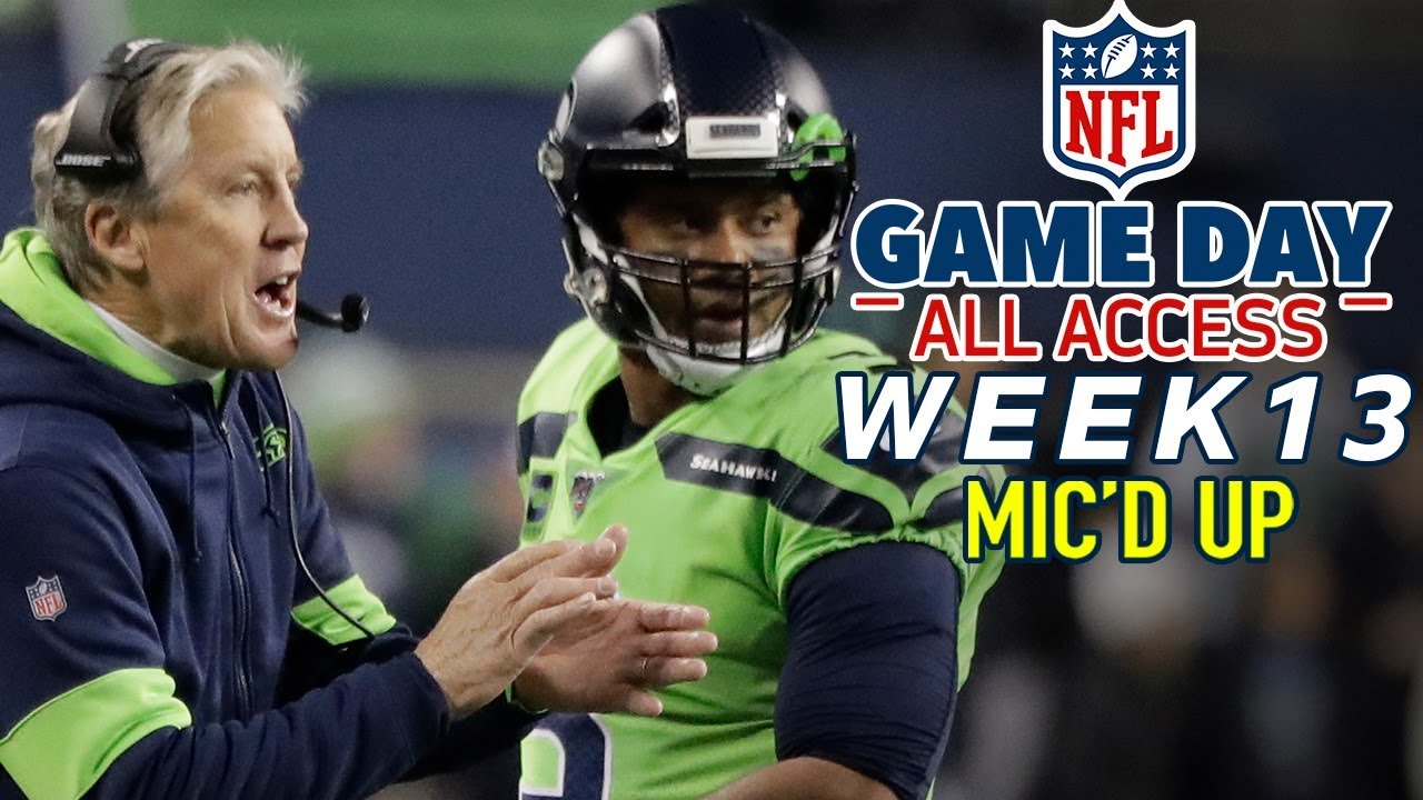 NFL Week 13 Mic'd Up, "I run scared so I'm fast enough!" - YouTube