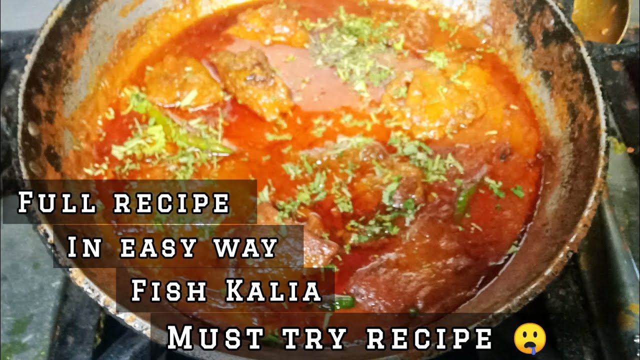 How to make Fish Kalia? full recipe of fish Kalia🤫 restaurant style ...
