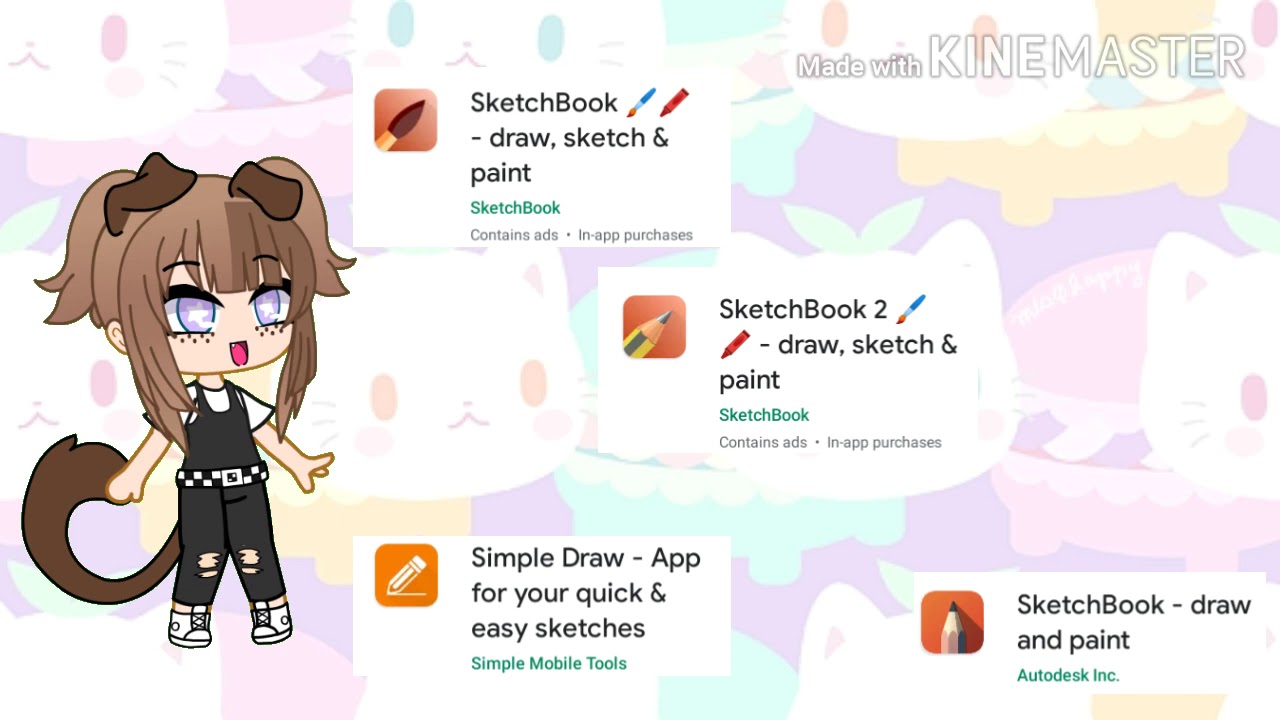 Apps i recommend for gacha editing - YouTube