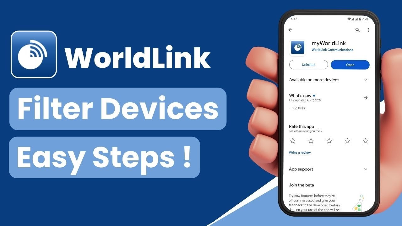 How to Filter Devices from WorldLink App - YouTube