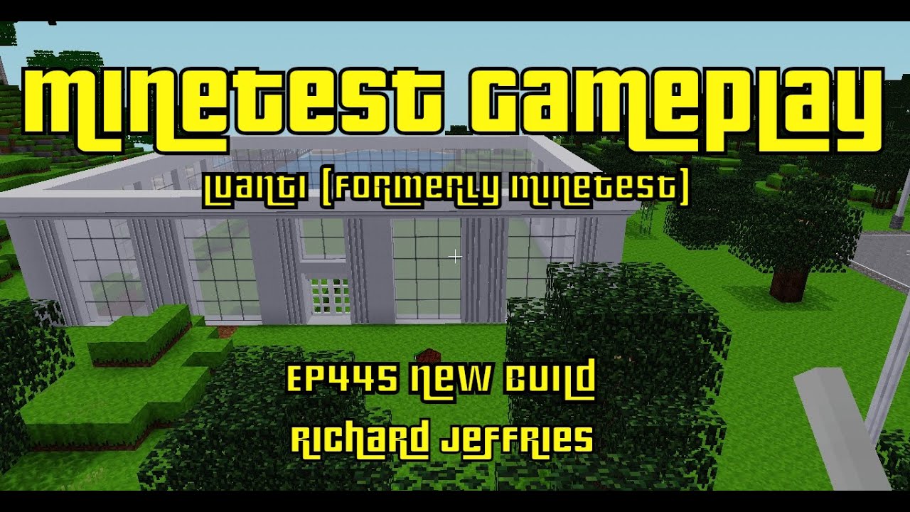 Luanti / Minetest Gameplay EP445 New Build Start - YouTube