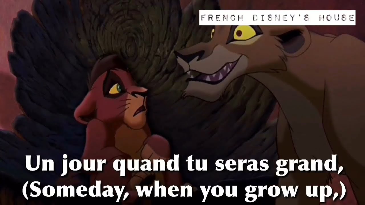 The Lion King II - My Lullaby (French) SUB + TRANS - YouTube