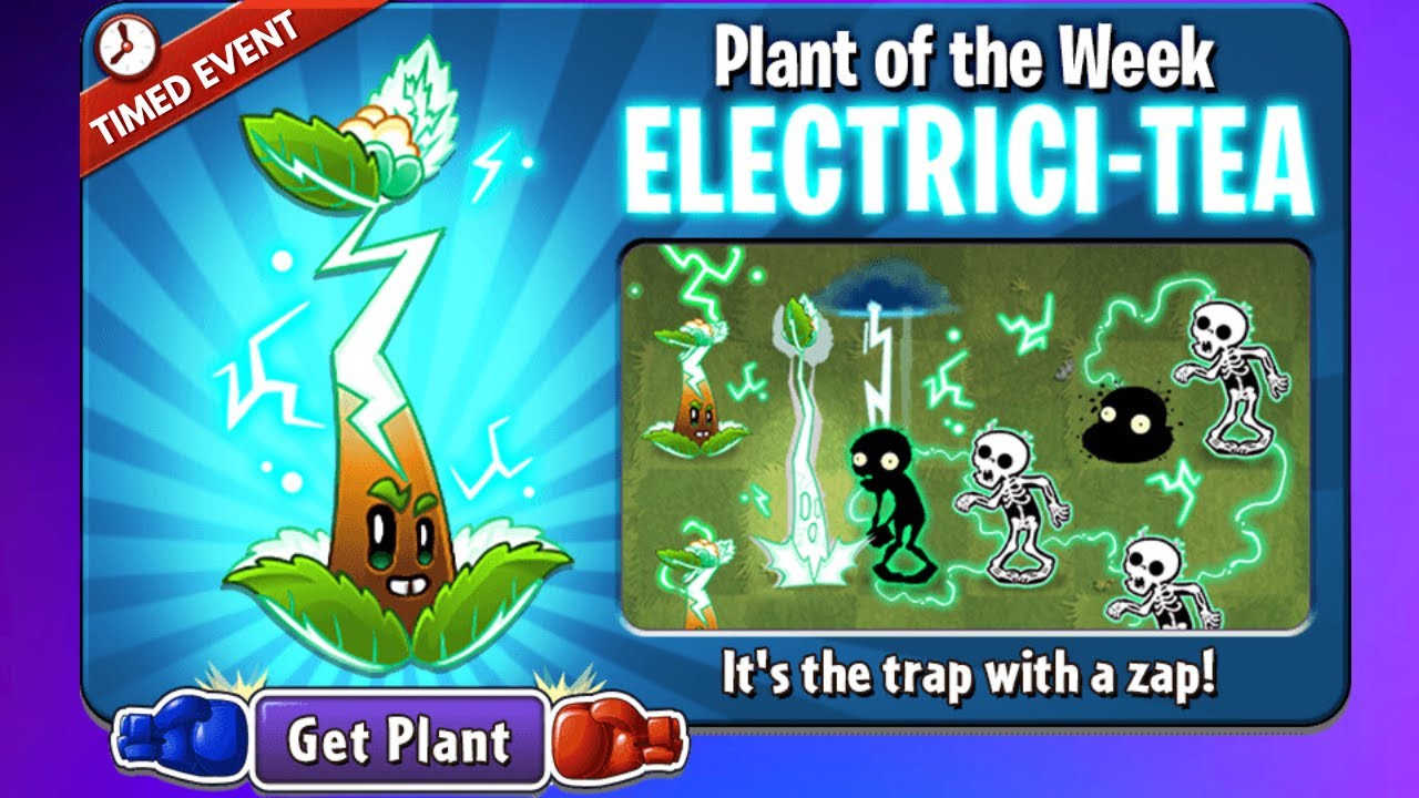 Electrici-tea - Plant of the Week - Plants vs Zombies 2 - YouTube