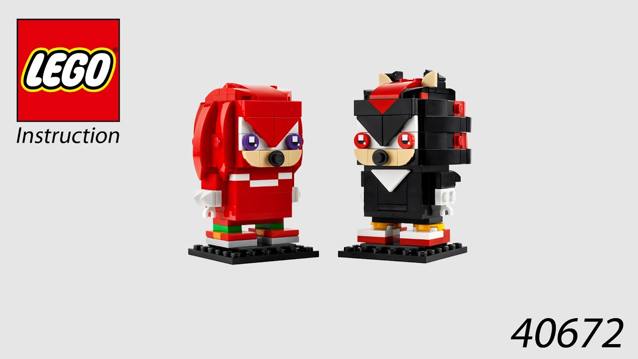 LEGO Instruction - BrickHeadz - 40672 - Sonic the Hedgehog™: Knuckles ...