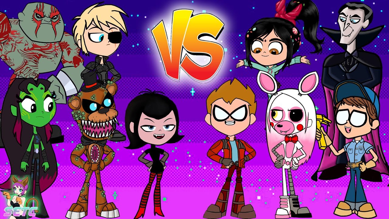 Teen Titans Go! vs. Wreck it Ralph Freddy Fazbear and friends! Cartoon ...