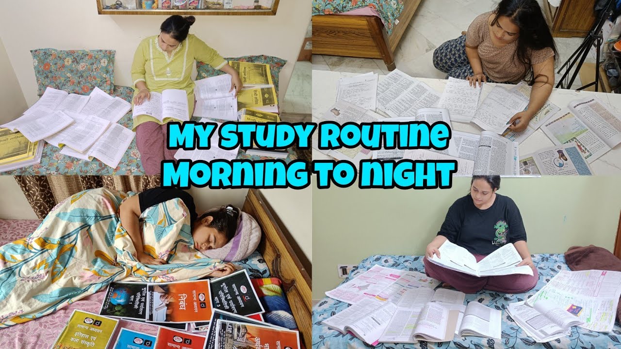 My Morning to Night Study Routine || self study motivation vlog for ...