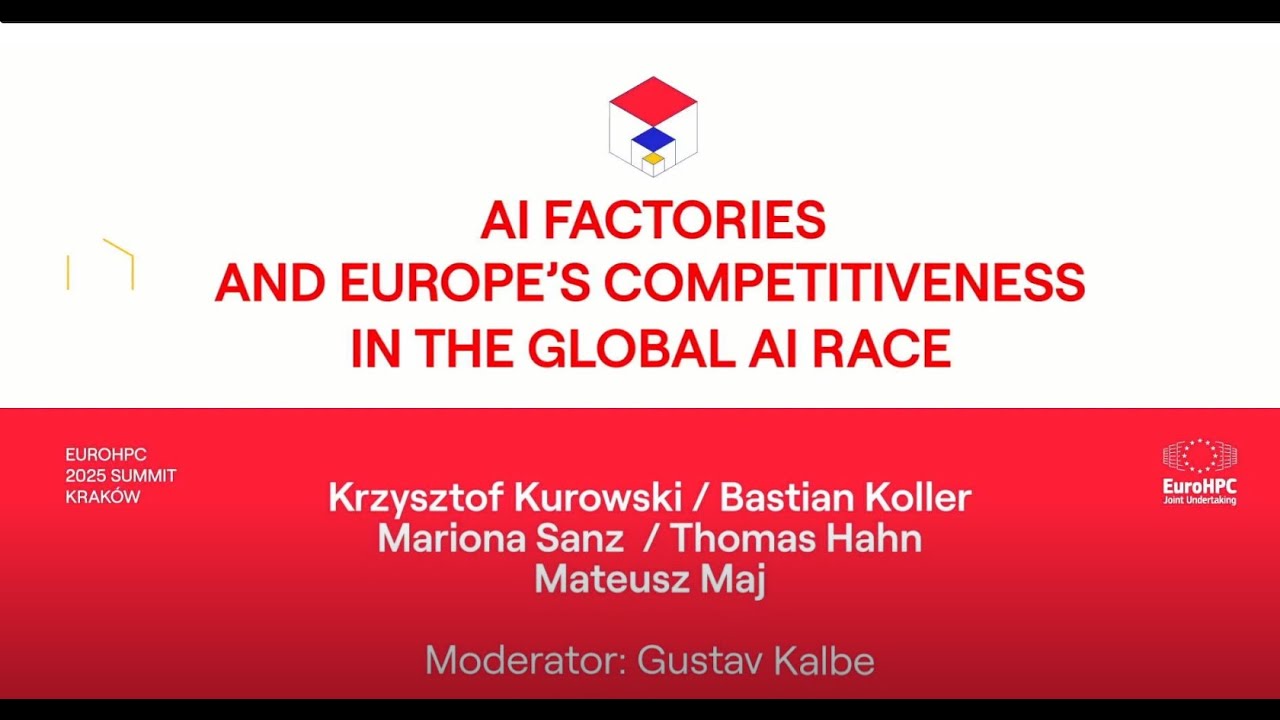 EuroHPC Summit 2025 Kraków - AI Factories Session - YouTube