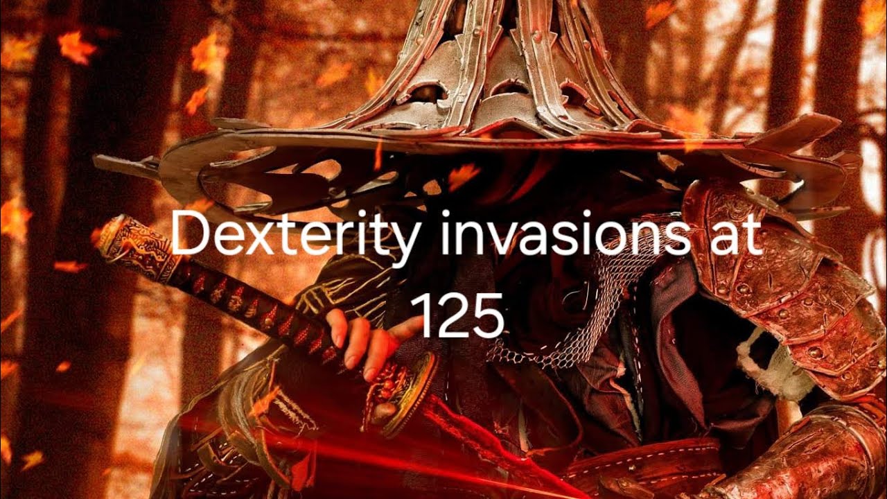 elden ring: dexterity build are good for invasions - YouTube