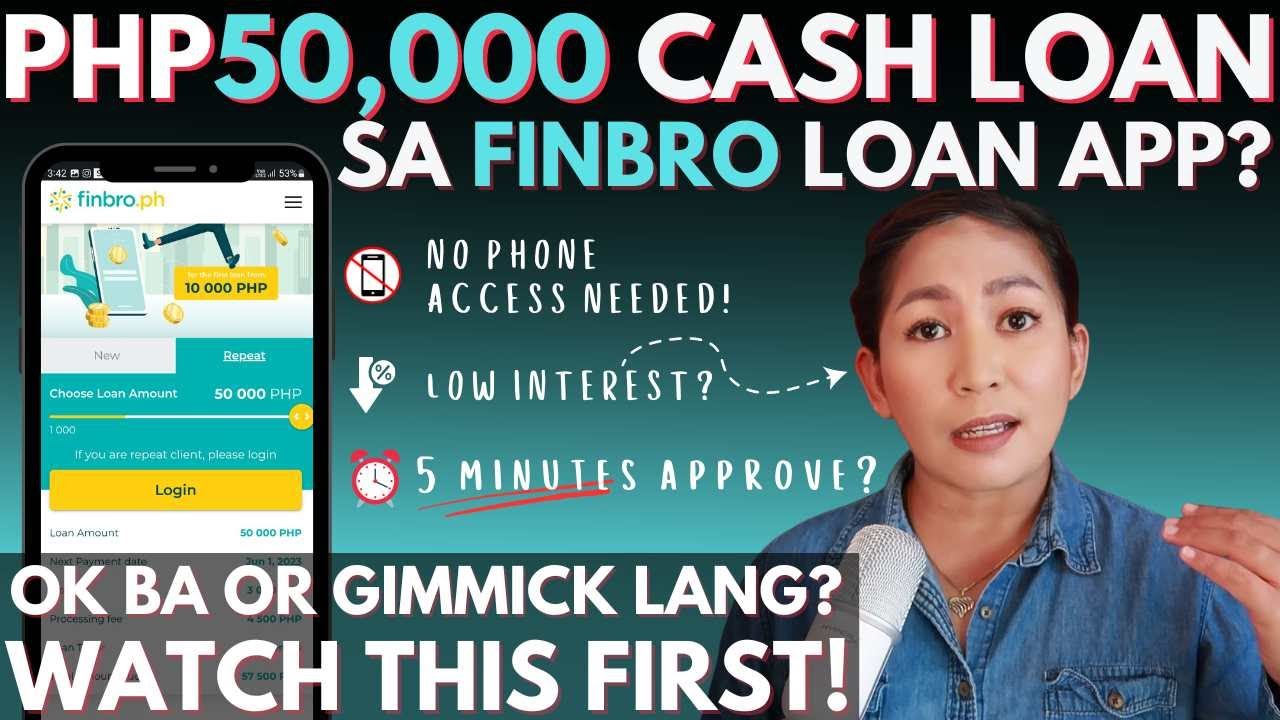 Finbro 2023 - Cash Loan Up to 50K - Okay Ba Or Baka Gimmick Lang? - YouTube