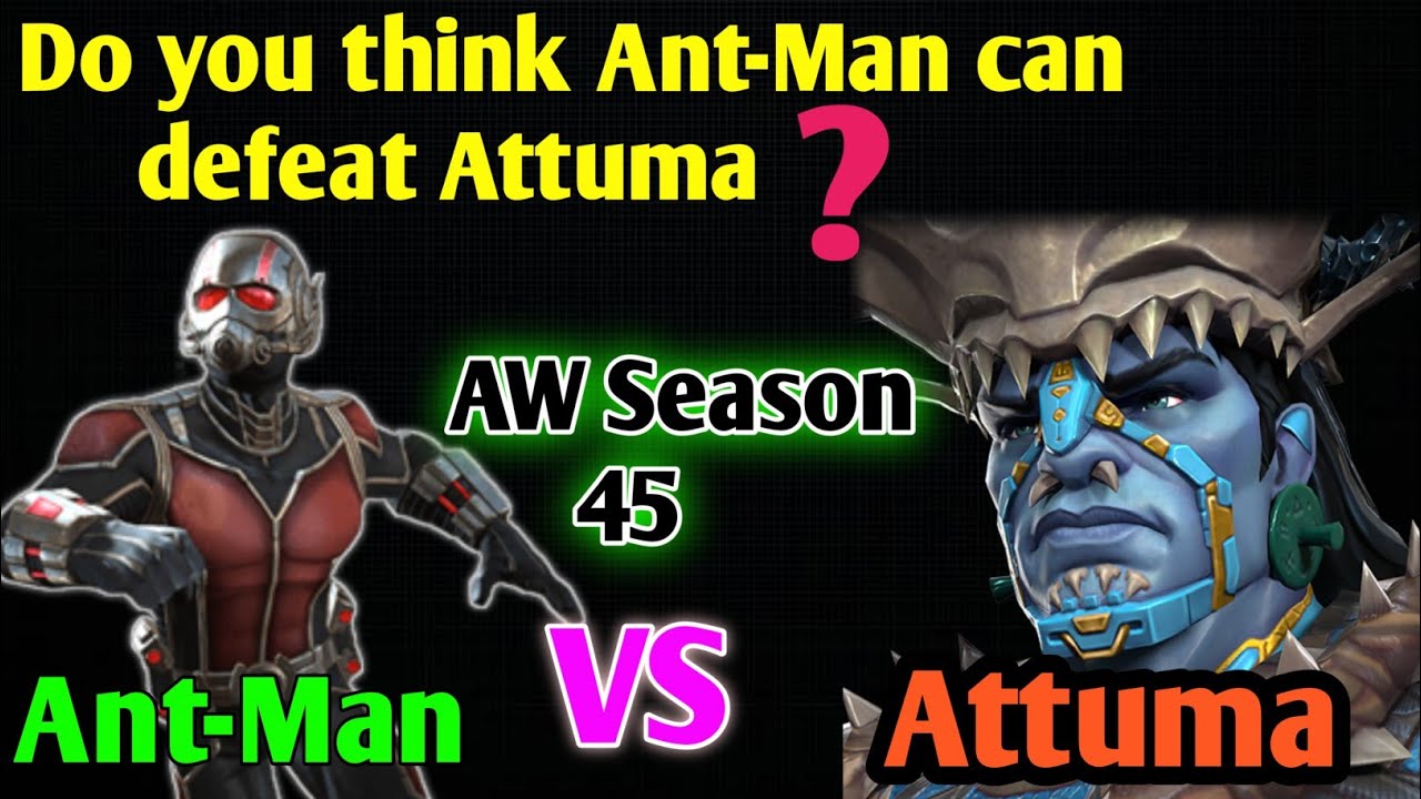 Ant-Man VS Attuma / Alliance War Season 45 MCOC - YouTube