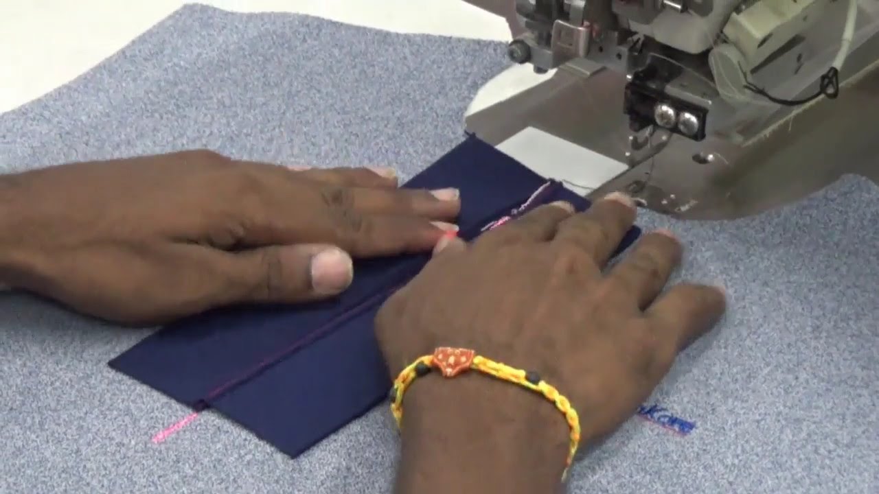 SHIFRAA Automatic Front Placket Machine - YouTube