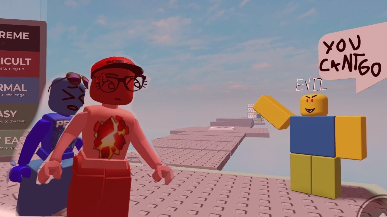 Blueberry and apple play a stereotypical obby! - YouTube